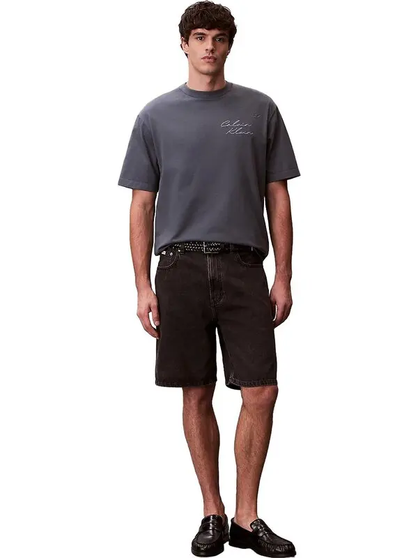 Calvin Klein 90s Denim Shorts - Ck Essential Black