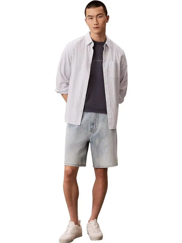 Calvin Klein 90s Denim Shorts - Cyan Stone