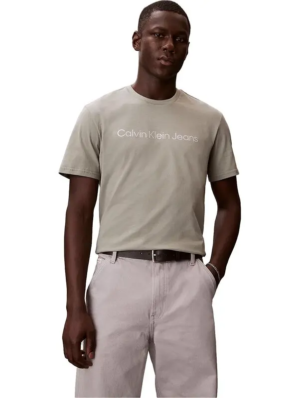 Calvin Klein Foil Logo Graphic Classic T-shirt - Shadow