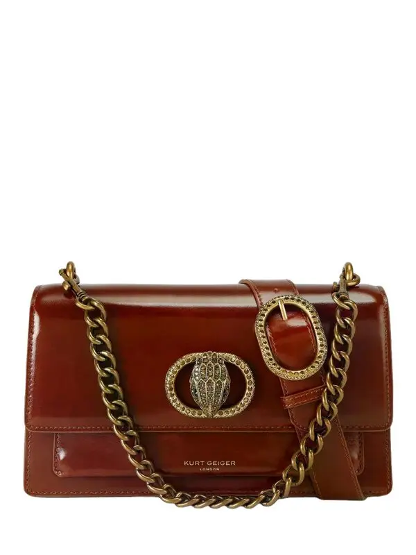 Kurt Geiger Chelsea East West Cross Body Bag - Brown