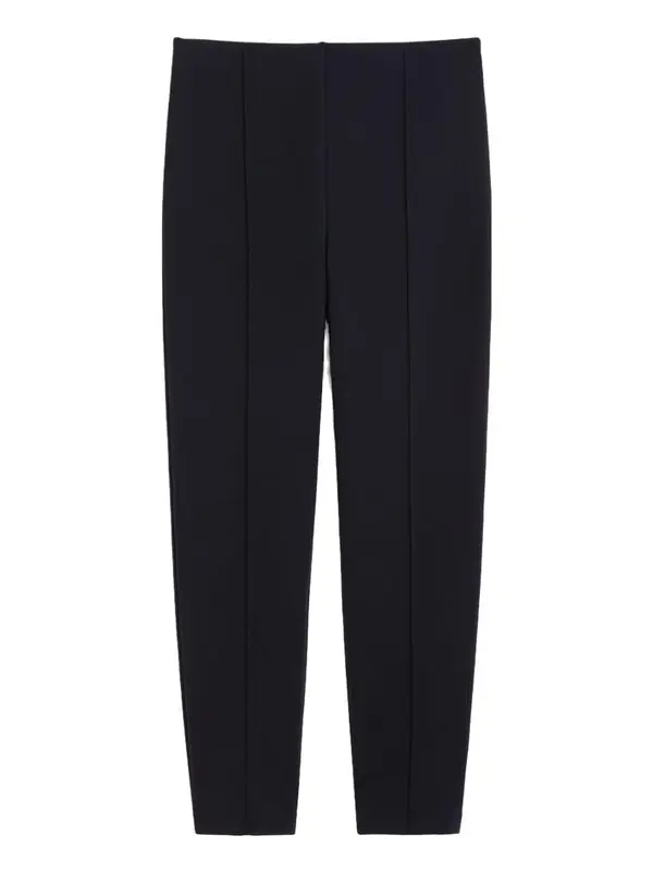 Max Mara Scuba Jersey Cigarette Trousers - Ultramarine