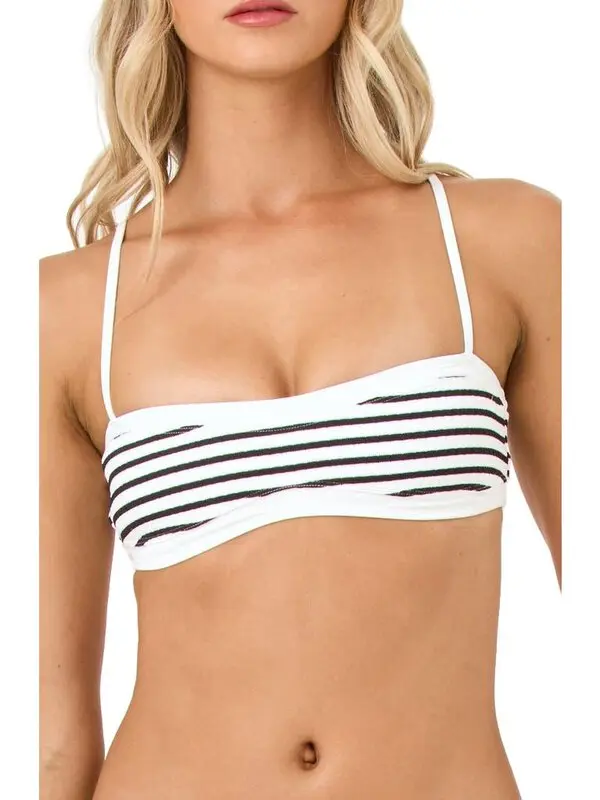L*Space Madison Rib Bikini Top - Sail Along Stripe