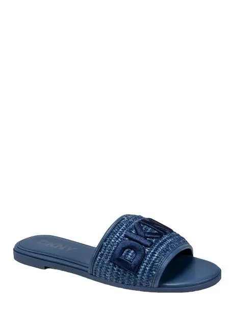 Dkny Winslet Slide Sandal - Dark Blue