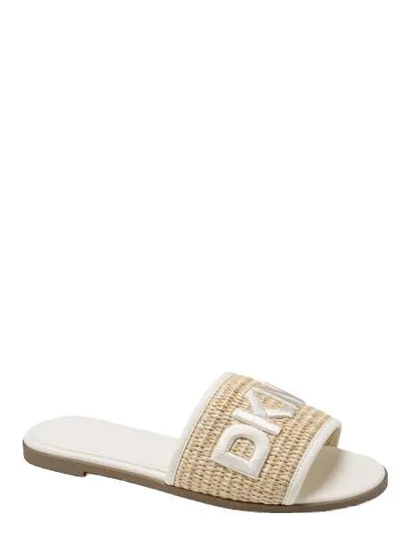 Dkny Winslet Slide Sandal - Natural