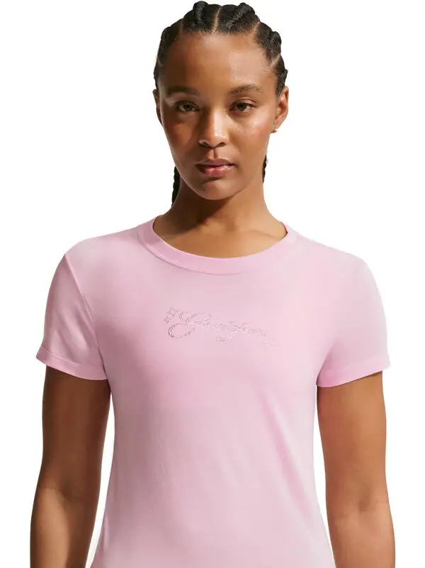 Nike Sportswear Chill Knit Slim Cropped T-shirt - Pink