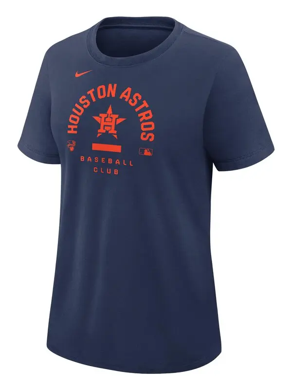 Nike Houston Astros Authentic Collection Early Work Dri-fit Mlb T-shirt - Blue