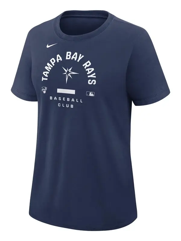 Nike Tampa Bay Rays Authentic Collection Early Work Dri-fit Mlb T-shirt - Blue