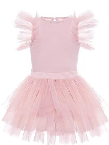 MINI CELEBRITIES Mist Tutu Set - Soft Pink