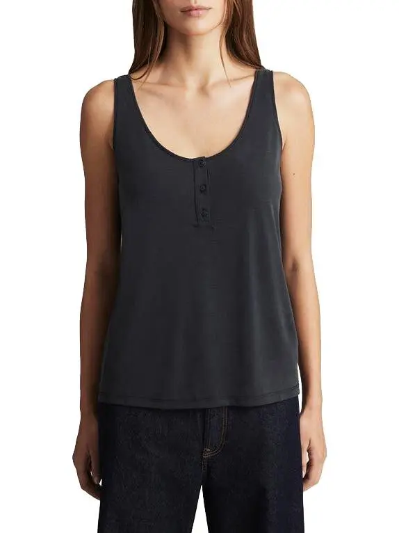 MAVI Henley Tank - Black