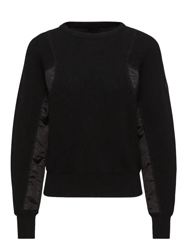 Moncler Cotton Sweater - Black