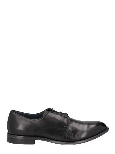 CALPIERRE Lace-up Leather Derby Shoes - Black