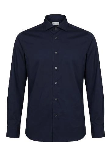BAGUTTA Shirt Size Cotton, Elastane - Blue