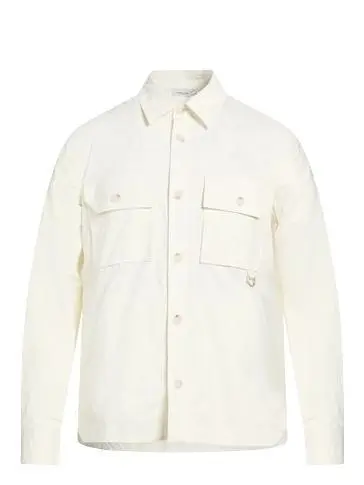 PAOLO PECORA Shirt Size Cotton, Elastane - Off White