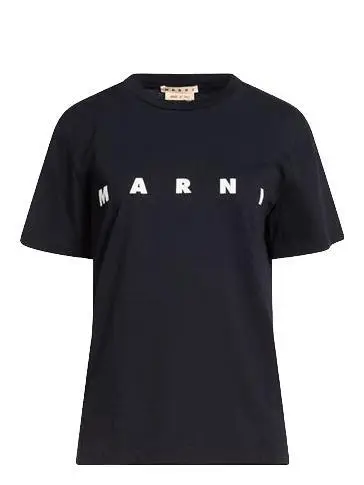 Marni Logo-print Cotton T-shirt - Blue