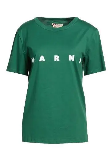 Marni Logo-print Cotton T-shirt - Green