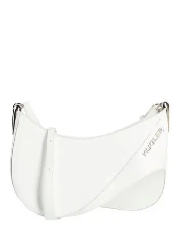 MUGLER Leather Cross-body Bag - White