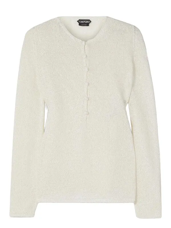 TOM FORD Knitted Sweater - Ivory