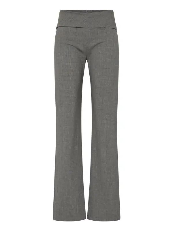 ST. AGNI Wool Studio Pants - Grey