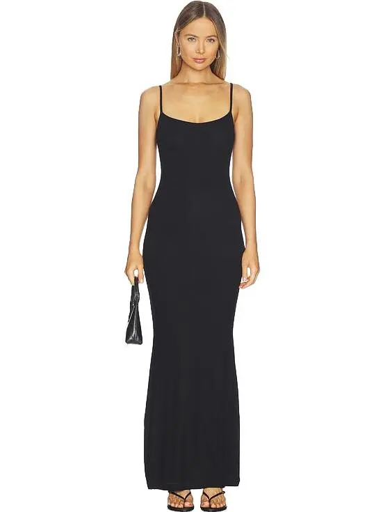 SKIMS Soft Lounge Slip Dress - Onyx