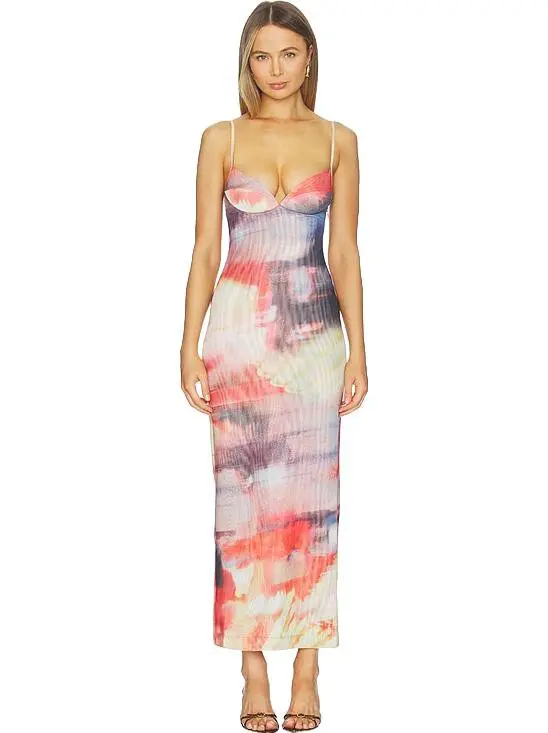 Miaou Florence Printed Dress - Flare