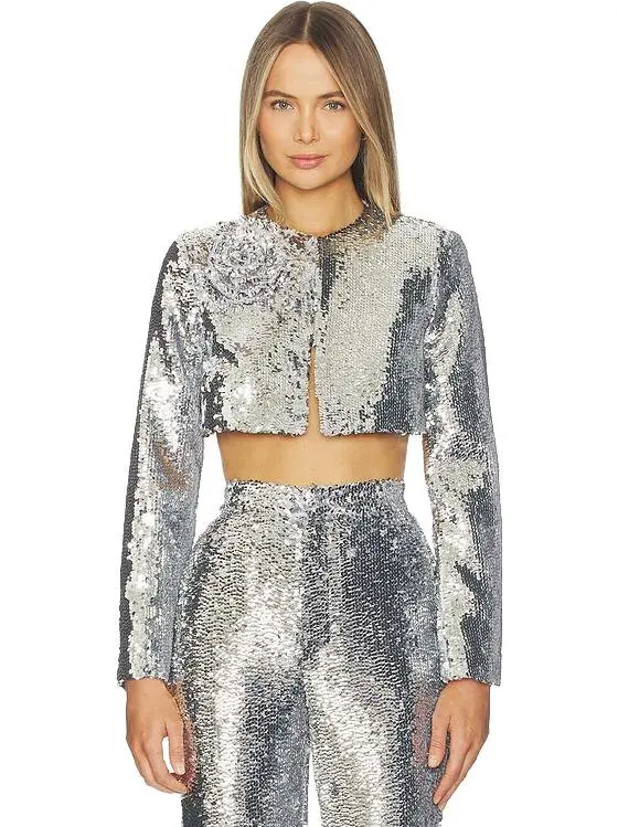 Giuseppe Di Morabito Sequin Jacket - Silver