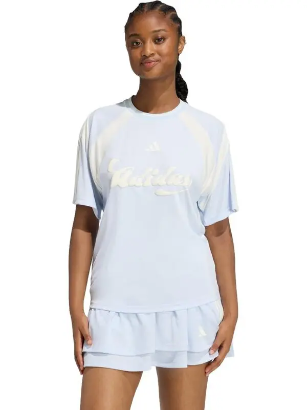 Adidas House Of Tiro Jersey - Crystal Sky / Off White
