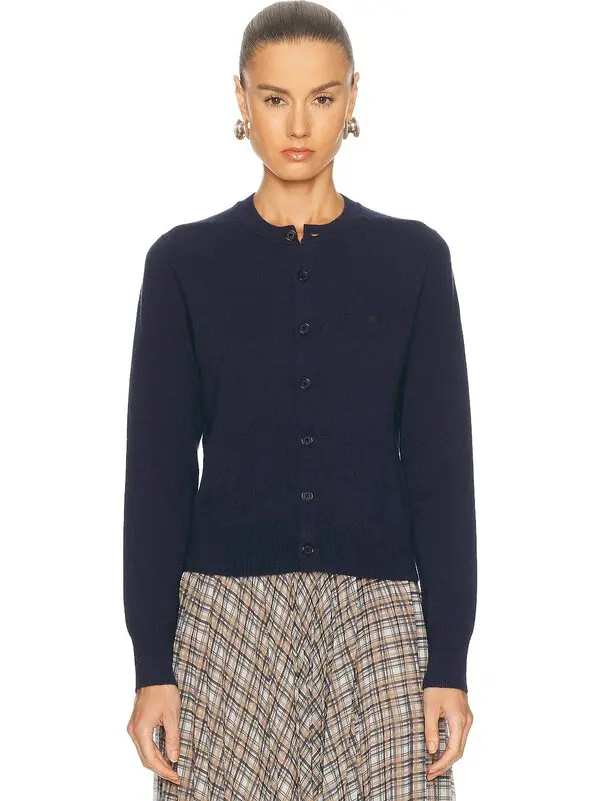 Acne Studios Kalas Yak Cardigan - Navy Melange