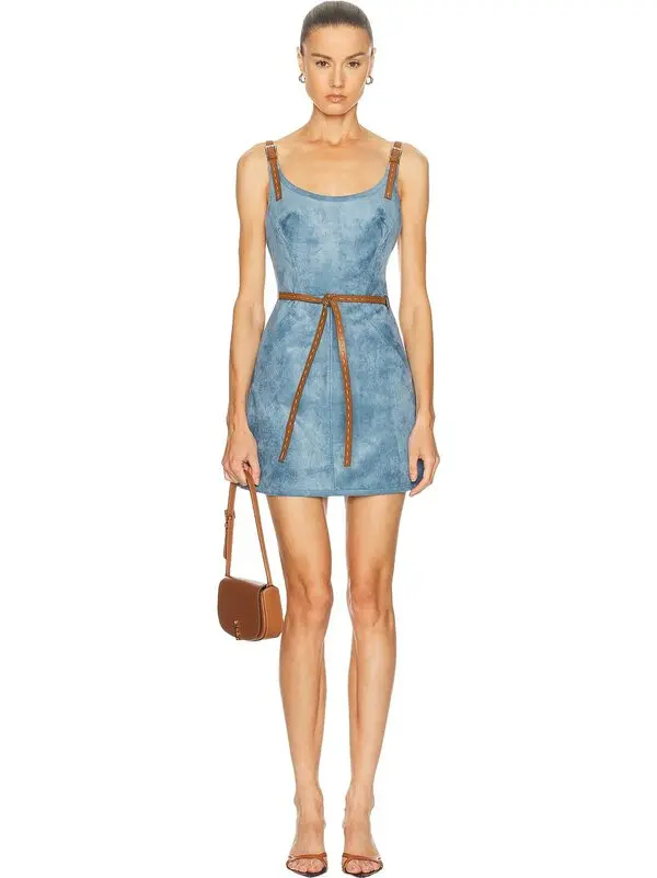 Alexis Kacen Wrap Dress - Azure