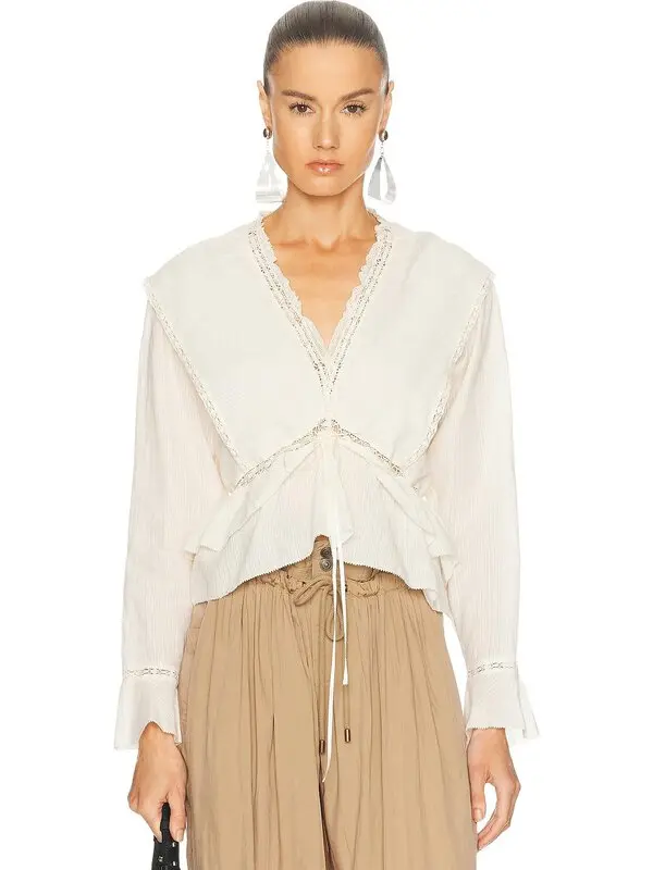 Isabel Marant Damienne Blouse - Ecru