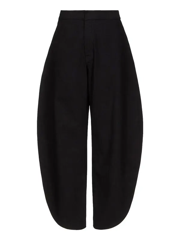 Alaïa Petal Horseshoe Leg Trousers - Noir Alaia
