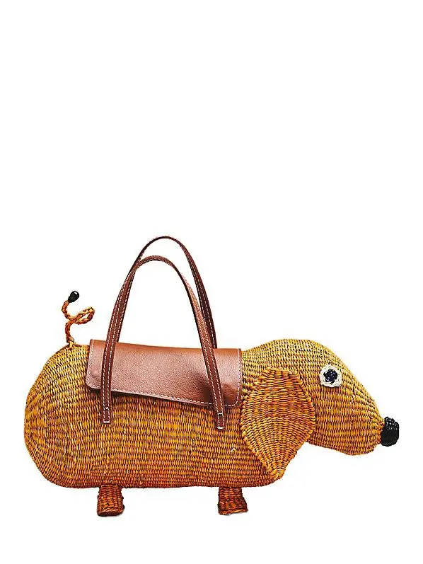 SENSI STUDIO Straw Dog Bag - Natural