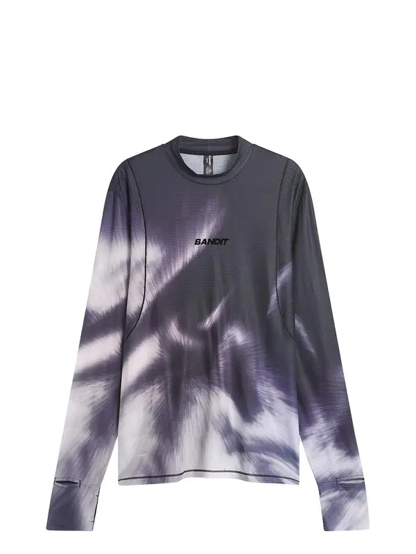 BANDIT Aura Grid Mockneck Long Sleeve - Haze Multi