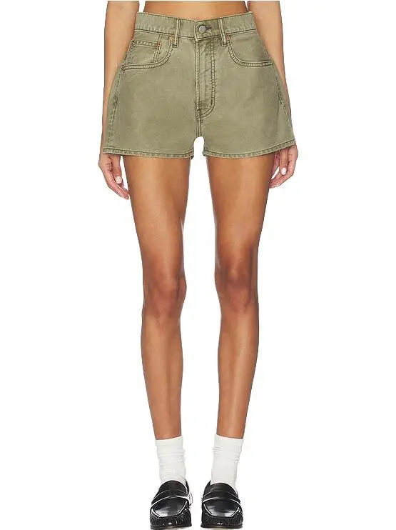 Denimist Haisley Denim Shorts - Olive
