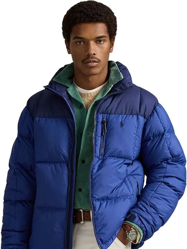 Ralph Lauren Gorham Retro Puffer Jacket - Newport Navy/blue Yacht