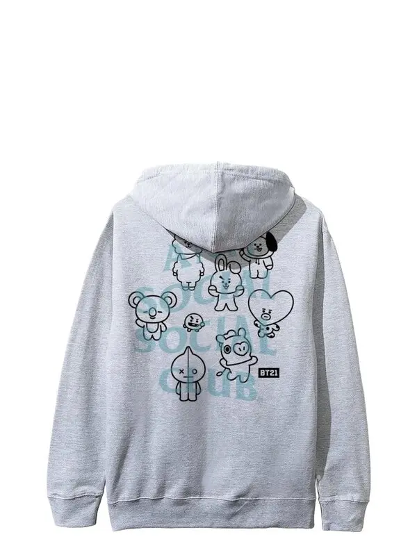 ANTI SOCIAL SOCIAL CLUB X Bt21 Traceable Hoodie - Grey