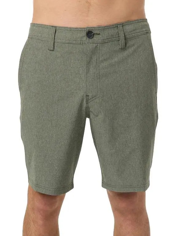 O'Neill Water-resistant Hybrid Shorts - Heather Mulled Basil