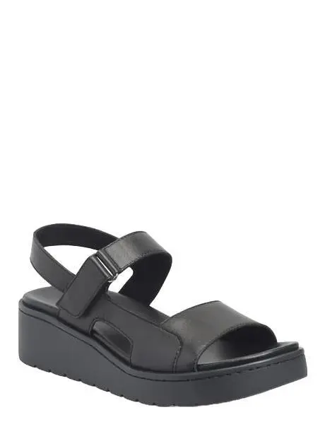 BØRN Kit Platform Sandal - Black Leather