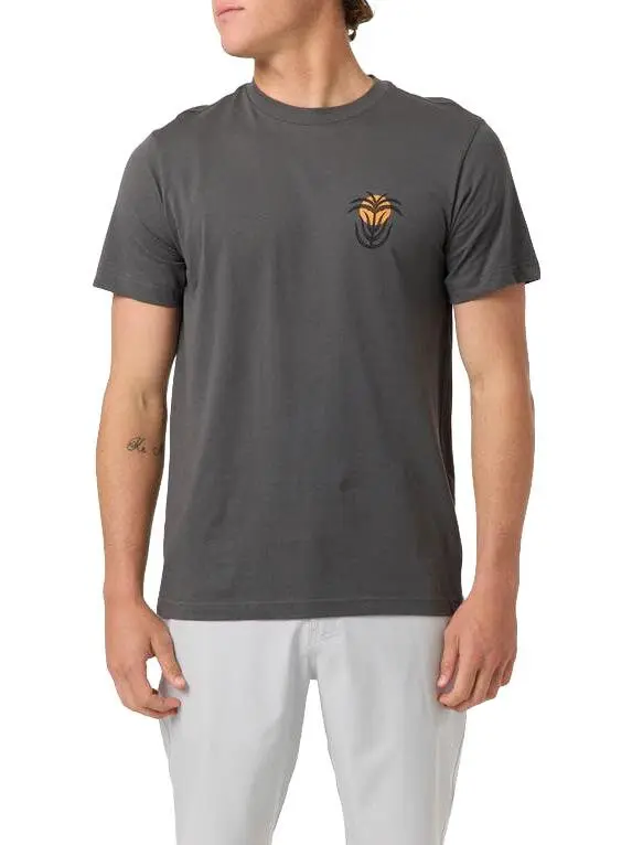 O'Neill Classic Fit Palm Throne Graphic T-shirt - Dark Shadow