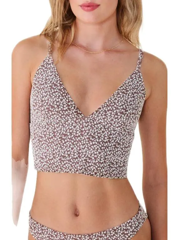 ANDIE Lanikai Crop Tankini Top - Nutmeg