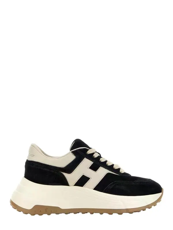 Hogan Hi-fi Leather Sneakers - Black