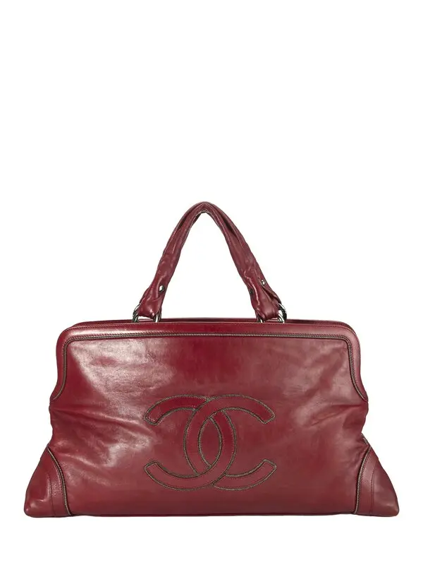 Chanel East/west Soho Chain Tote - Red
