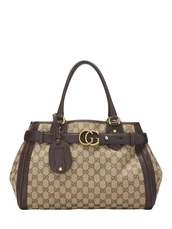 Gucci Original Gg Running Tote - Brown