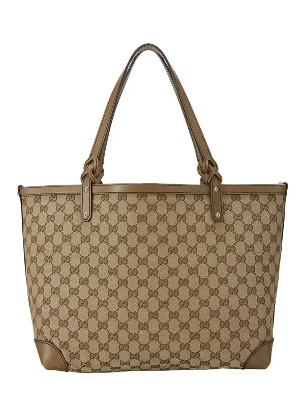 Gucci Original Gg Craft Tote - Brown