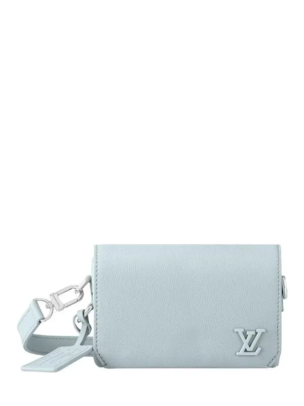 LOUIS VUITTON Crossbody Logo Bag - Light Blue