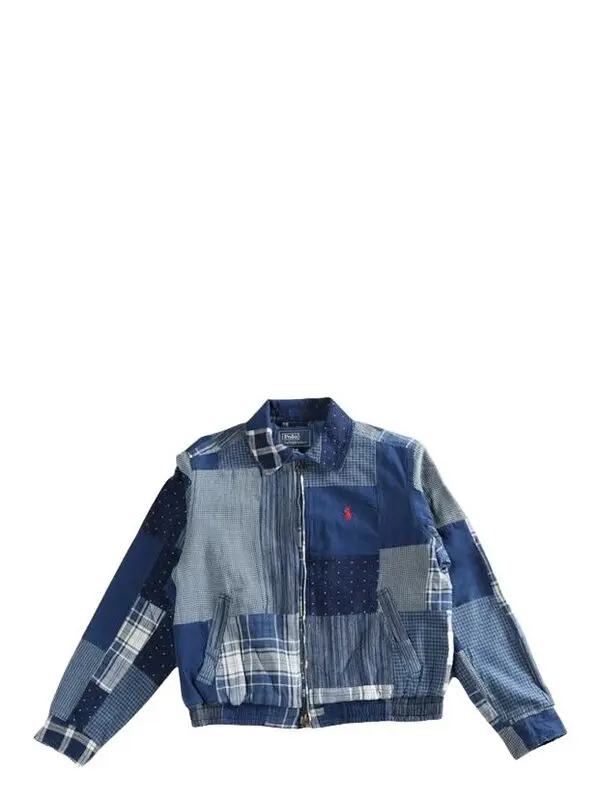 Polo Ralph Lauren Unlined Windbreaker Coat - Indigo Patchwork