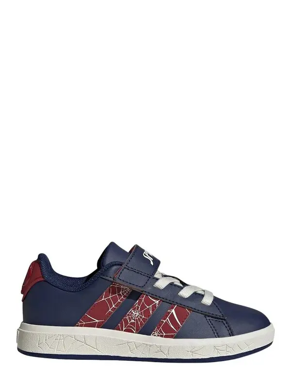 Adidas Grand Court Marvel Spiderman Sneakers - Dark Blue/active Maroon/off White