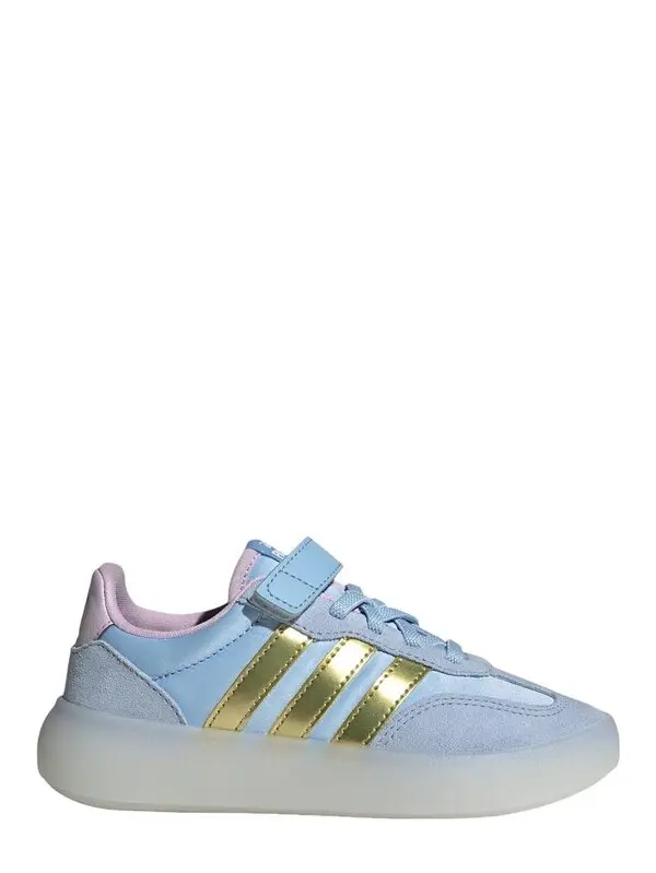 Adidas Barreda Decode Disney Frozen Gold Sneakers - Glow Blue/gold Metallic/ice Lavender
