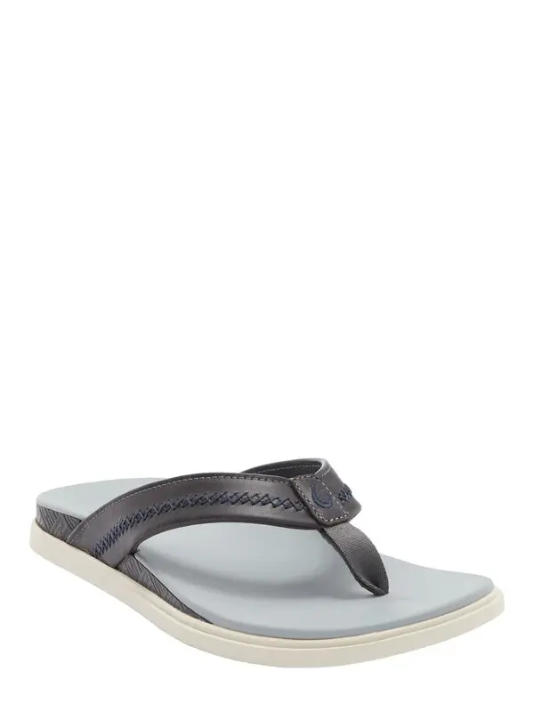Olukai Shoreline Flip Flop - Rock/pale Grey