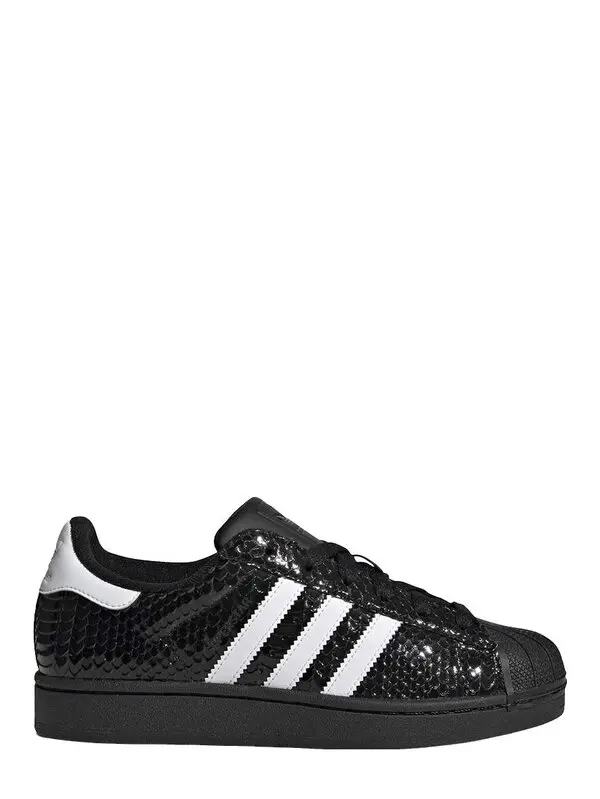 Adidas Superstar Ii Patent Snakeskin Sneakers - Core Black/cloud White