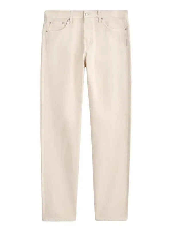Cos Signature Regular-fit Straight-leg Jeans - Beige